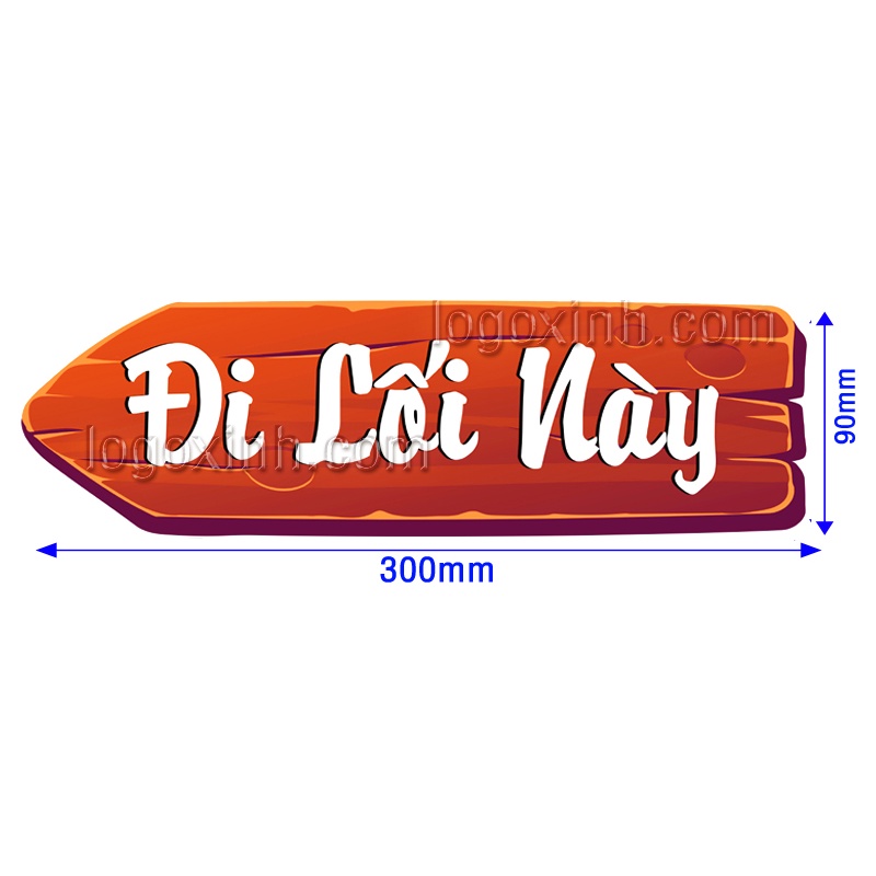 Logo sticker decal sticker Guide this way, Sign going this way | Shopee ...