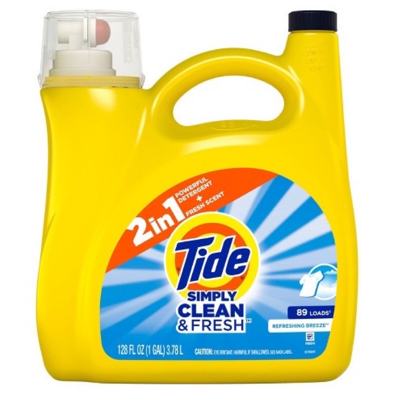 Simply Tide Clean & Fresh Refreshing Breeze Liquid Laundry Detergent ...