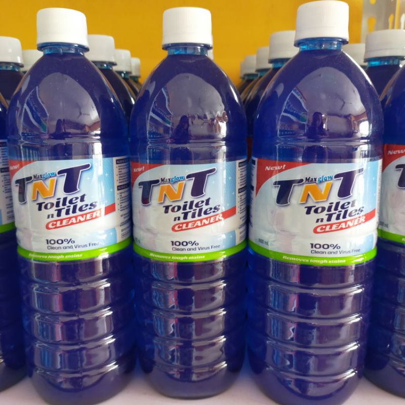 3 pcs/bottles Maxglow TNT Toilet and Tiles Cleaner 1 Liter | Shopee ...