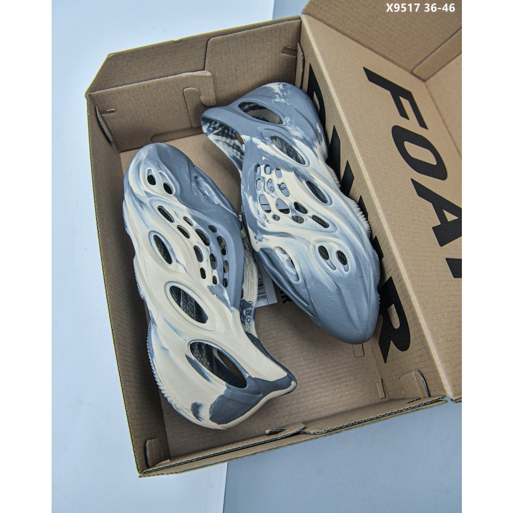 ﹍เอดีด/Yeezy Foam Runner Slide"Sand ออกกำลังกายหัวกระแทกกระชับพื้น ที่ ...