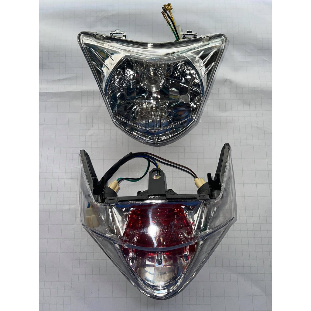 HEADLIGHT AND TAIL LIGHT ASSY YAMAHA SNIPER CLASSIC 135 NO CLUTCH WITH ...