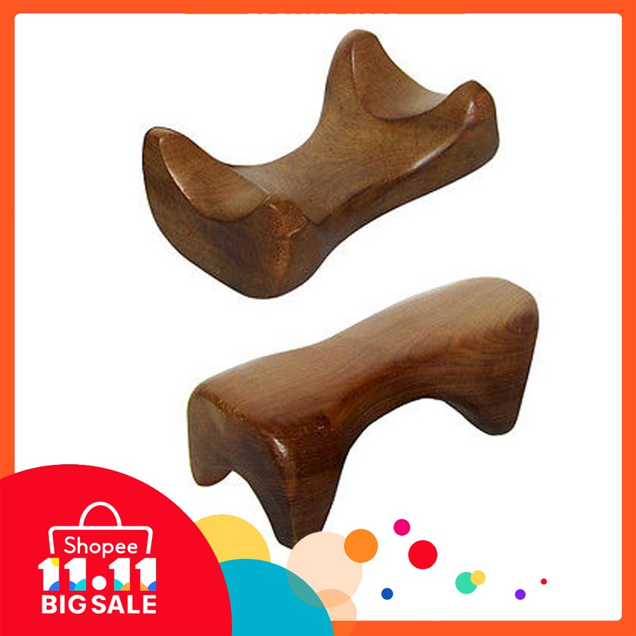 Traditional Massager Hand-held BACK/NECK Full Body Massage Wood Tool ...