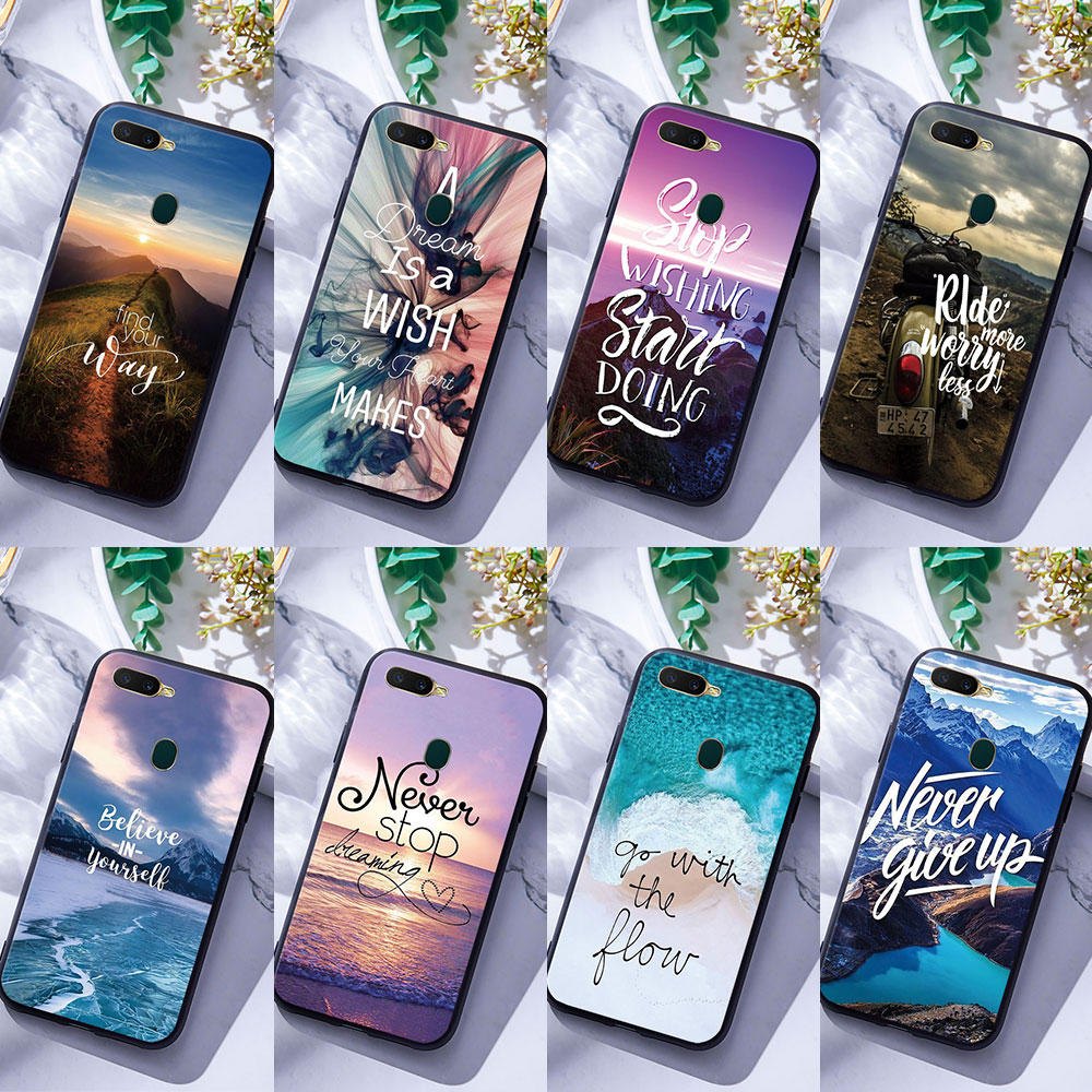 OPPO A3 A3S A5 A5S A7 A12 A12E Soft Case Cover Silicone Phone Casing ...