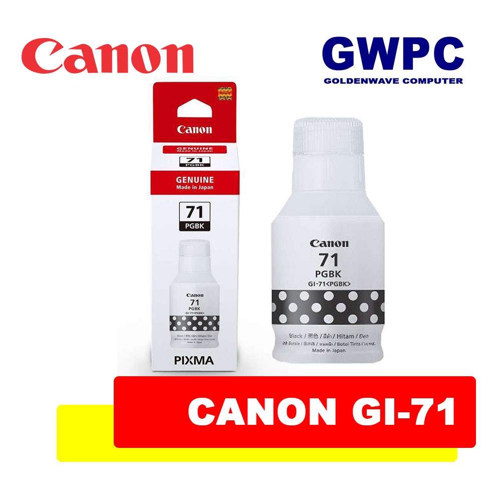 Canon GI-71 Genuine Ink Bottle | Shopee Philippines