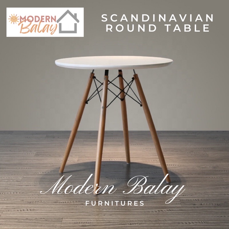 Minimalist round Table AVAILABLE ON HAND | Shopee Philippines