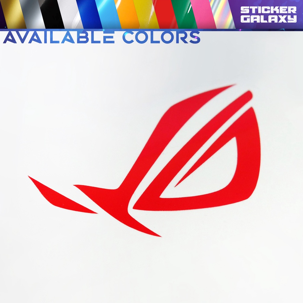 ROG PC gamer vinyl sticker decal for pc case, laptop, phone, tablet ...