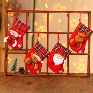 New Year Christmas Stocking Sack Xmas Gift Candy Bag Christmas ...