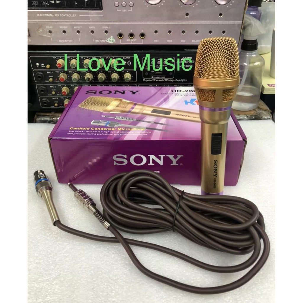 SONY UR-999/UR-2000 (Professional Dynamic Microphone)/ tested before ...