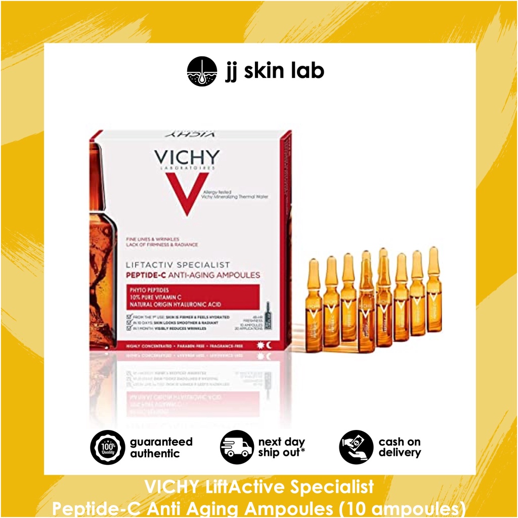VICHY LiftActive Specialist Peptide-C Anti Aging Ampoules (10 ampoules ...