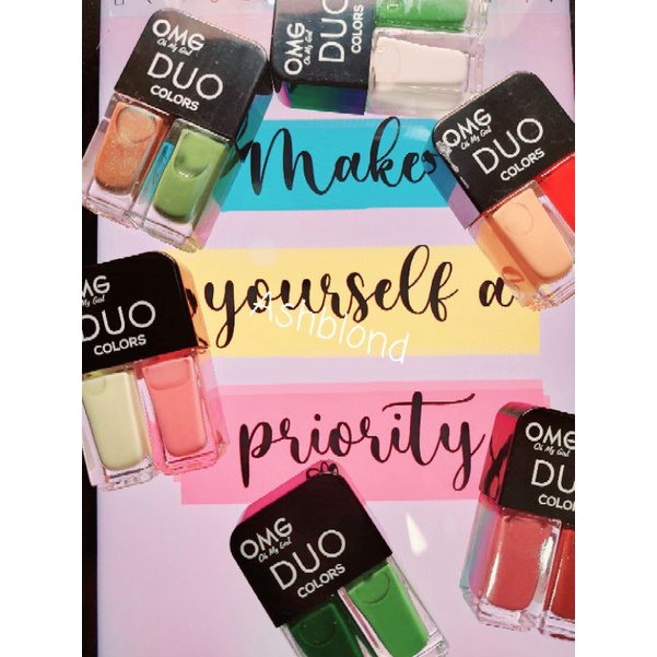 New OMG NAIL Polish DUO EGG SHELL CUTICS manicure pedicure cutix ...