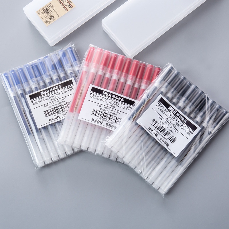 Japan MUJI 0.5MM needle type gel pen | Shopee Philippines