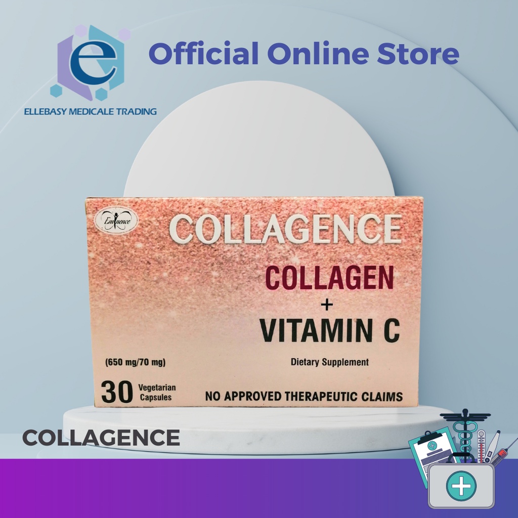 Buy 1 Get 2 Collagence: Collagen + Vitamin C Vegetarian Capsules June ...