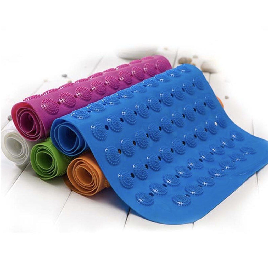 PVC Bath Mats Toilet Transparent Shower Pad Nonslip Doormat | Shopee ...