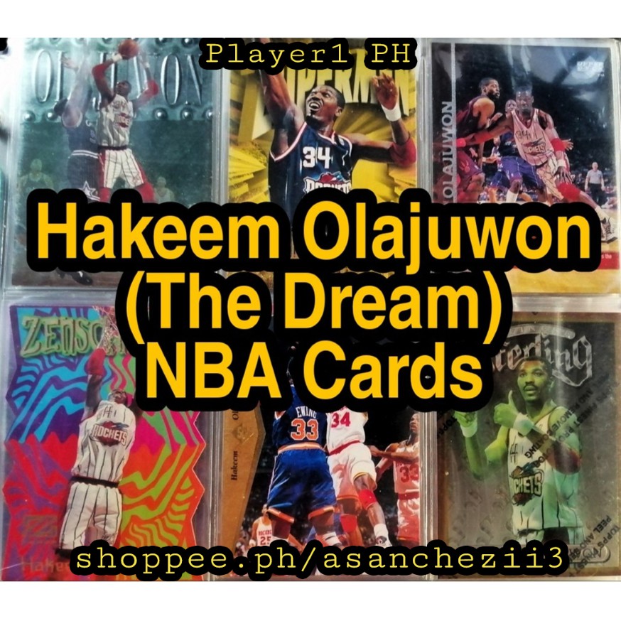 Hakeem Olajuwon NBA Card (Part 1)(90s)(Check Variations)(Instant ...