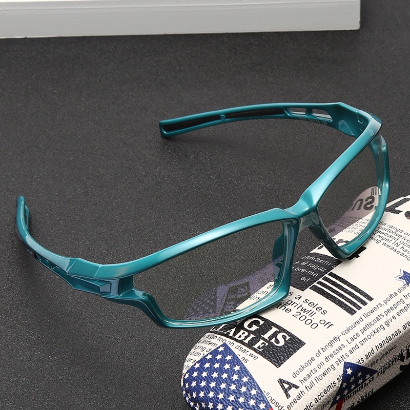 Men Computer Glasses Frame Retro Transparent Lens Outdoor Sports ...