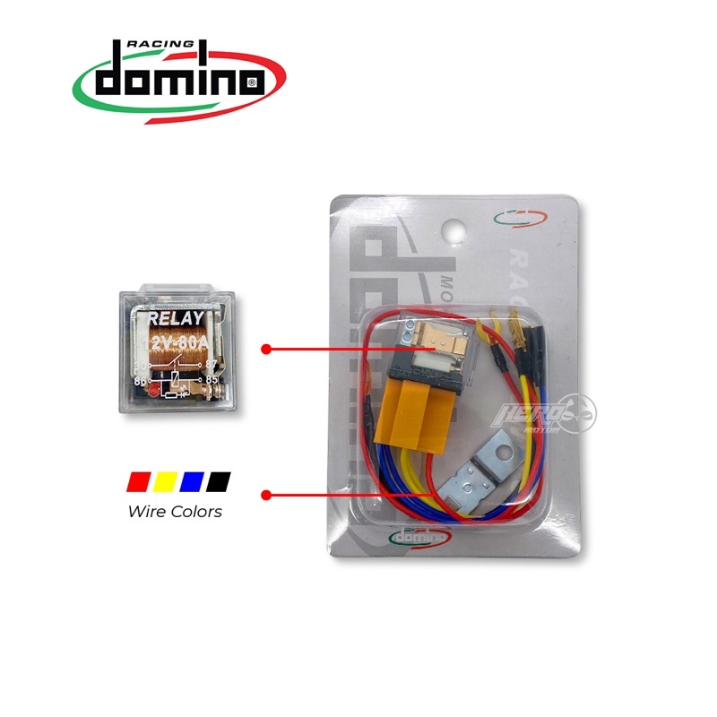 Horn & Mini Driving Light Relay 4-Pin Socket Universal Copper Wire Made ...