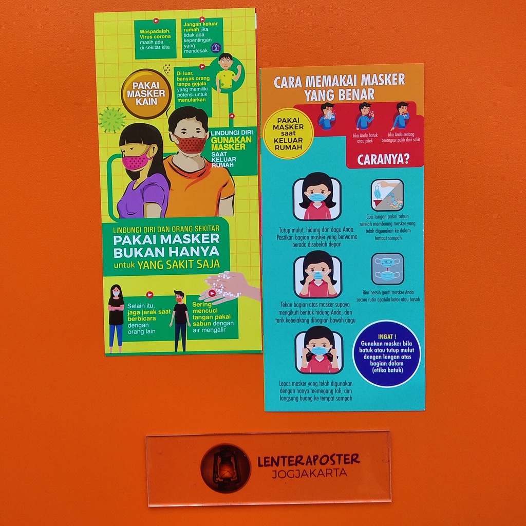 Flyer How to Wear a True mask, Flyer wears a mask Not only for those ...