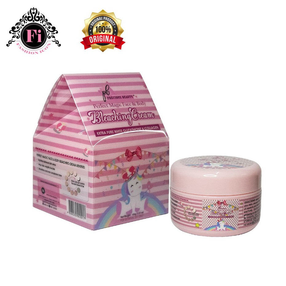 Precious Beauty Perfect Magic Face & Body Bleaching Cream | Shopee ...