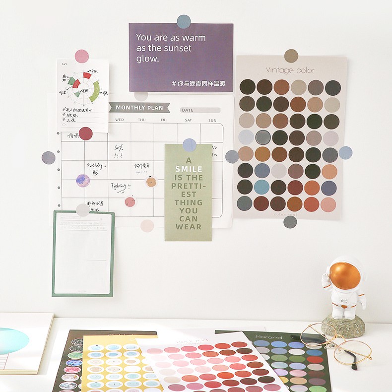 Circle Sticker 2cm ️ Colour Code 2cm DIY Stickers Sheet | Shopee ...