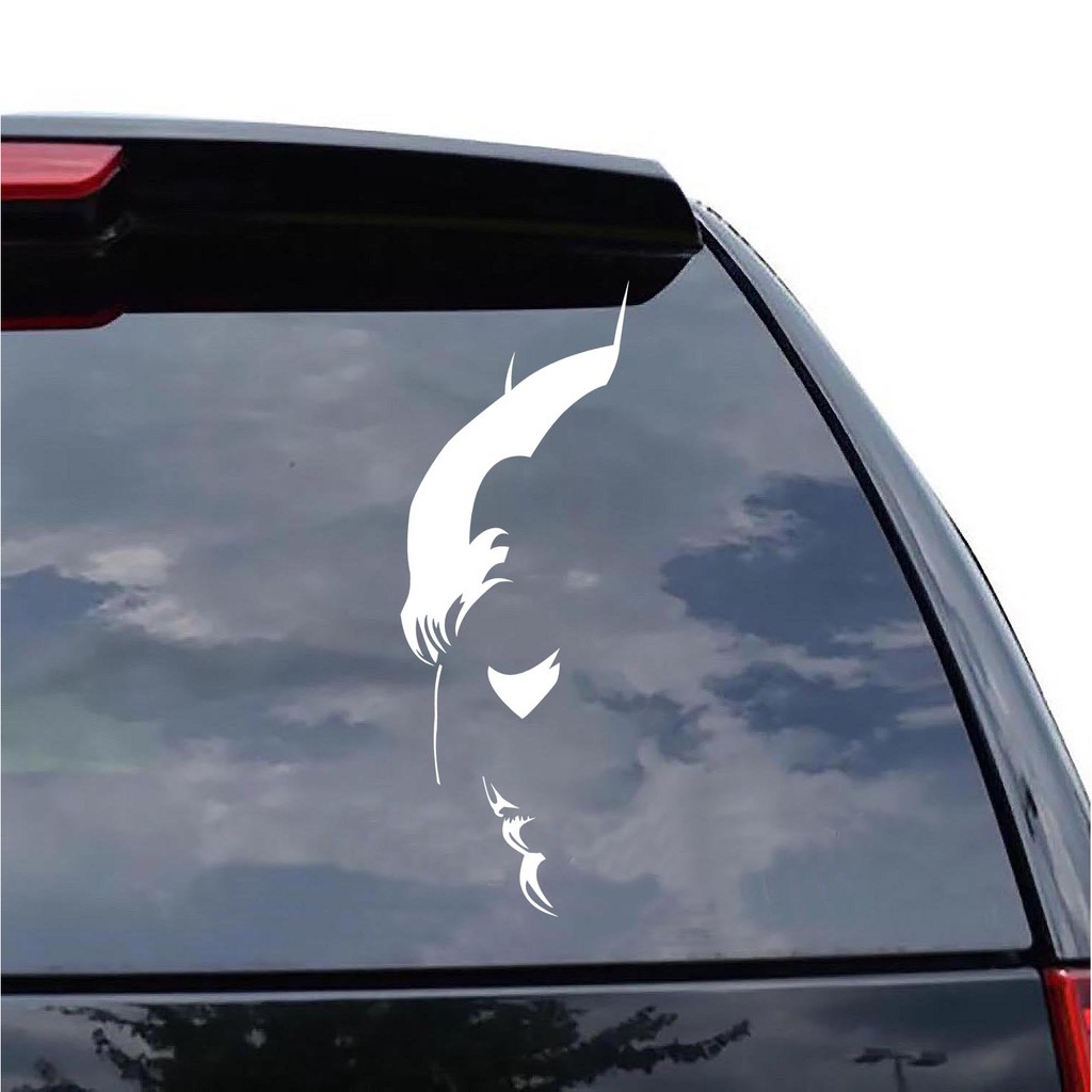 Batman Reflective Vinyl Cutting Car Sticker Silhouette from the Side ...