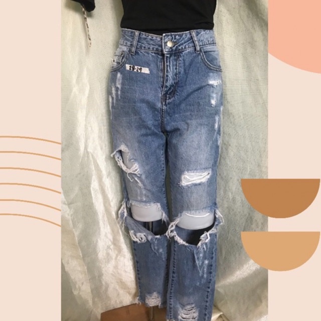 Tattered Pants(Preloved) | Shopee Philippines