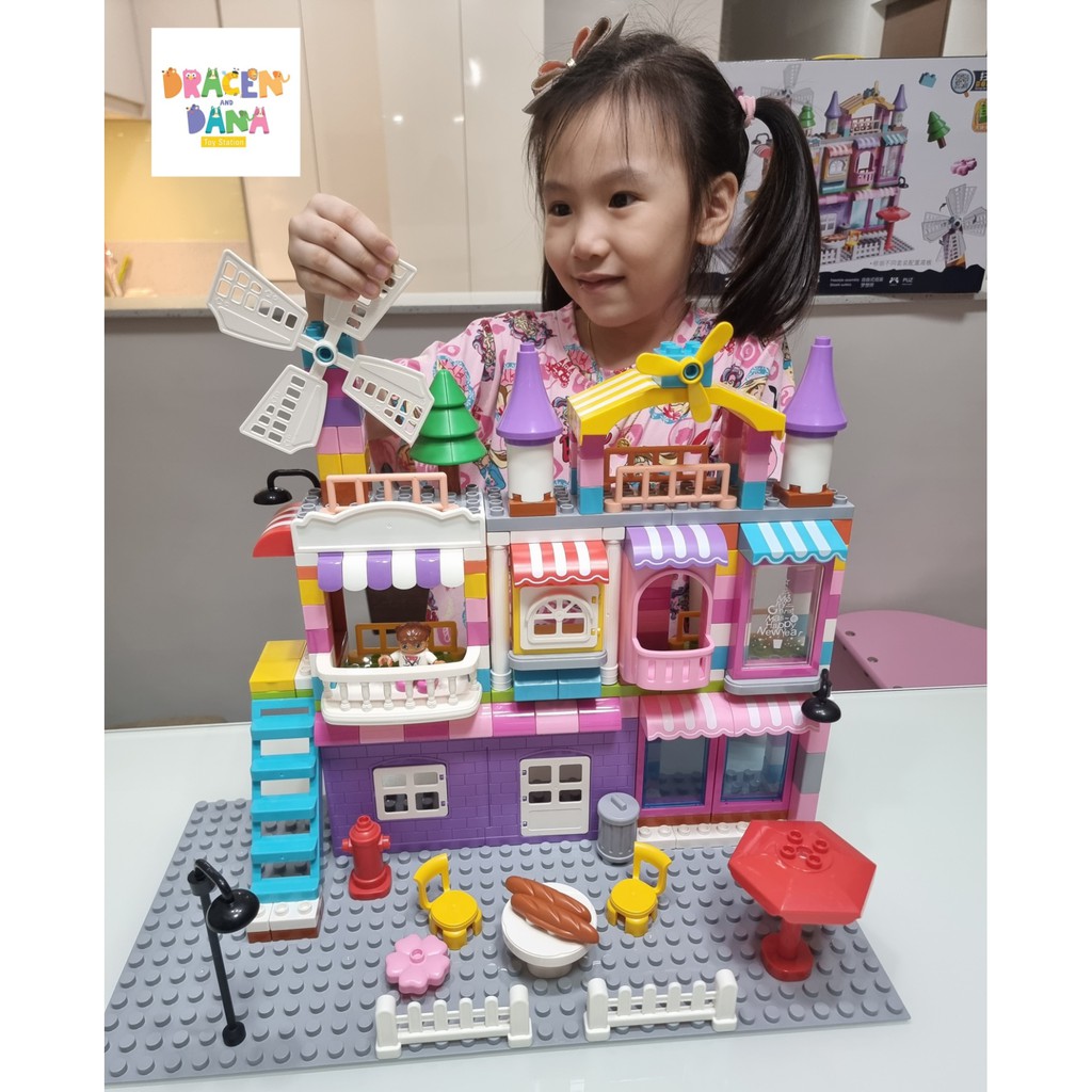 216 DIY Duplo Compatible Building Blocks Princess Castle Edition Toy ...