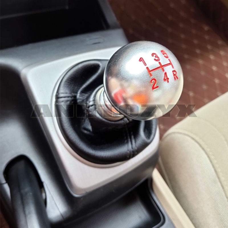 Aluminum Alloy Car Gear Knob Manual Universal Auto Push Down Shift ...