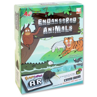 Flash Cards Endangered Animals - English Vocabulary Cards Near breed ...