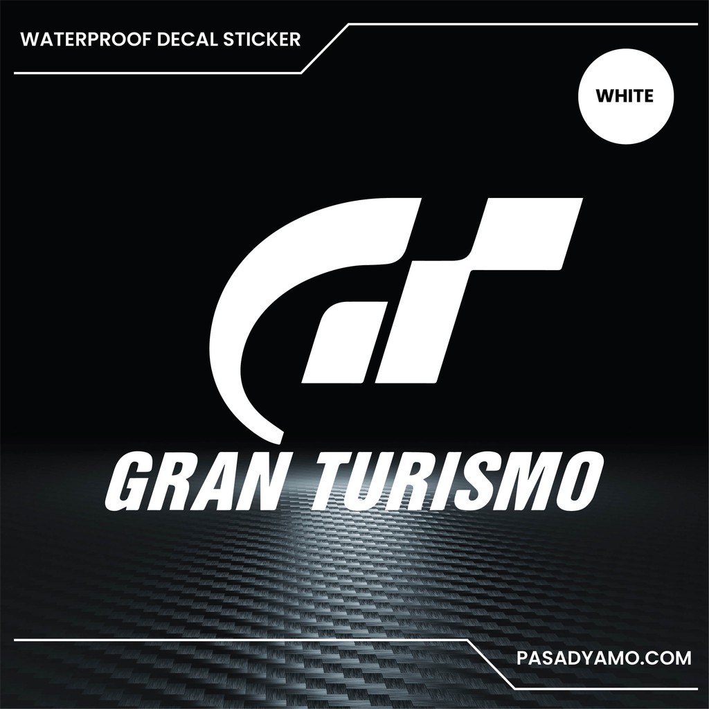 Gran Turismo Logo Decal Sticker for Cars Motorcycles Helmets Laptops ...