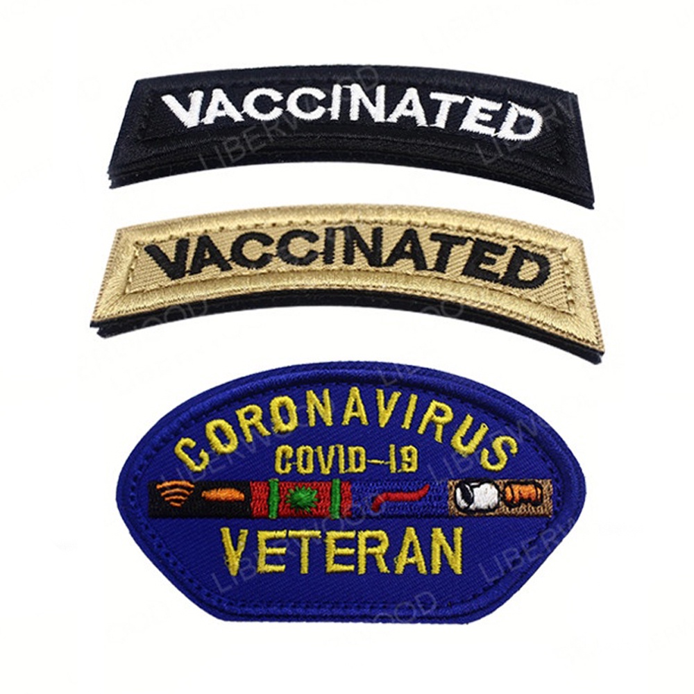 CORONAVIRUS COVID-19 VETERAN Embroidery Patch Tactical Gear Badges ...