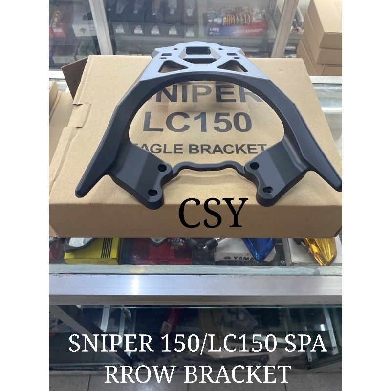 CSY SNIPER 150/LC150 SPARROW BRACKET/SPARROW TOP BOX BRACKET | Shopee ...