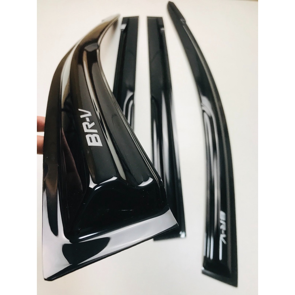 Honda BR-V BRV 2016 2017 2018 2019 2020 2021 2022 MUGEN Rain Visor Window Guard Gutter OEM/2M ...