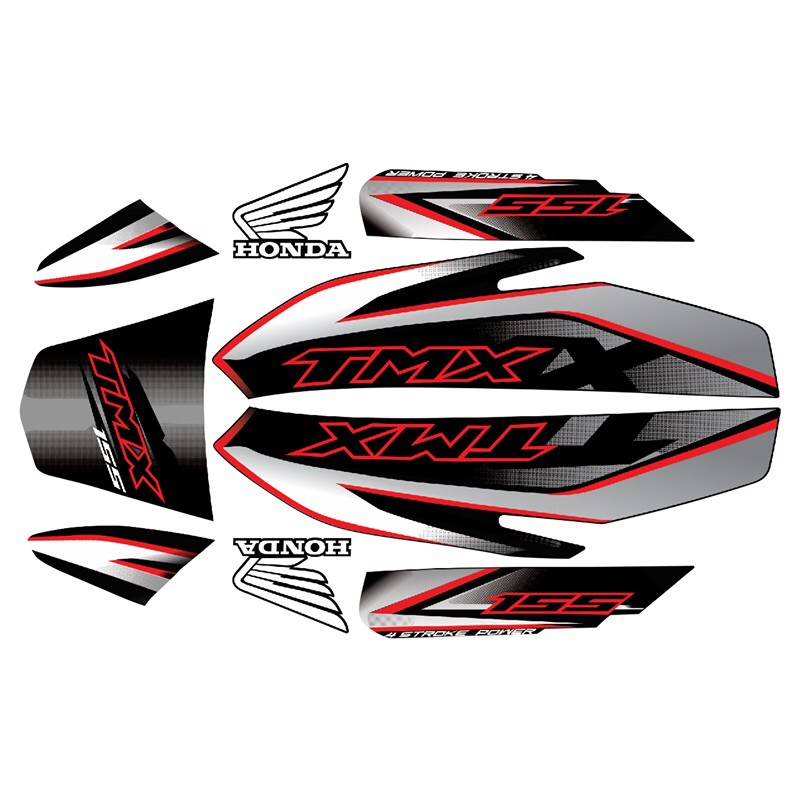 DECALS/STICKER for TMX155 STOCK/w/design | Shopee Philippines