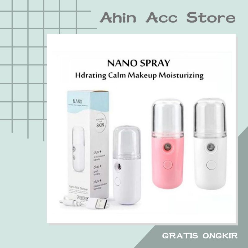 Nano Spray Face Mist Disinfectant Facial Moisturizing USB Disinfectant Sprayer Bottle | Shopee ...