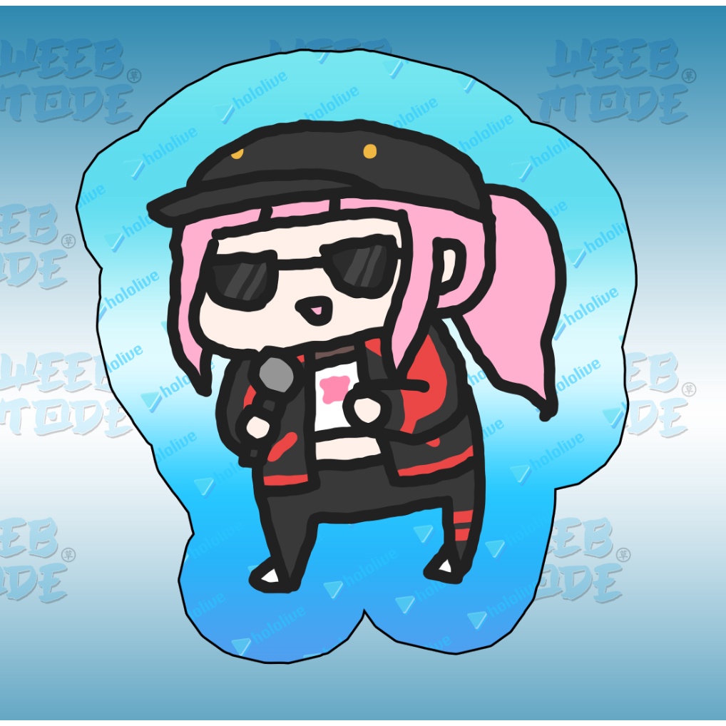 Mori Calliope Chibi Hololive Smol Calli Reaper Rapper Vtuber Style ...