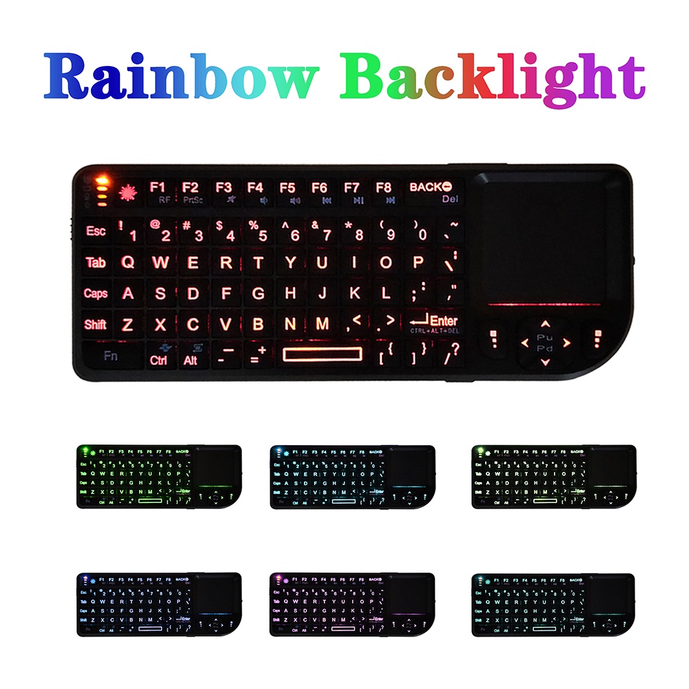 Mini 2.4G RF Wireless Keyboard Spanish French Russian English Keyboard ...