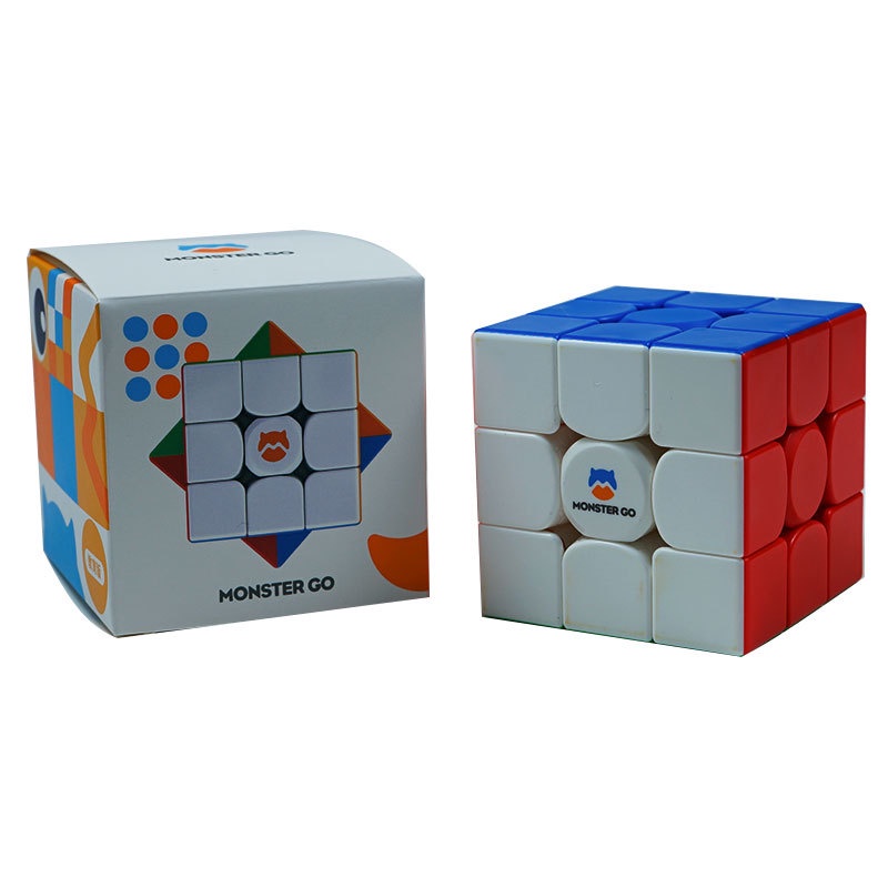 GAN Monster Go EDU 3X3 V2 M Magnetic Magic Speed Cube Stickerless ...