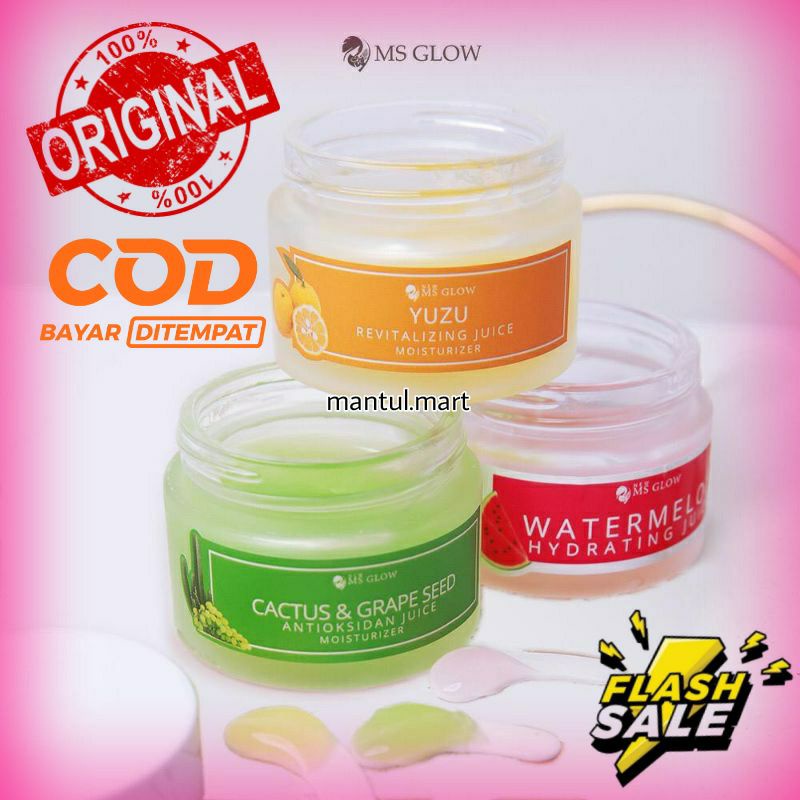 Hydrating & Moisturizer/Yuzu/Cactus&grape/water melon/revitalizing juice MS GLOW | Shopee ...