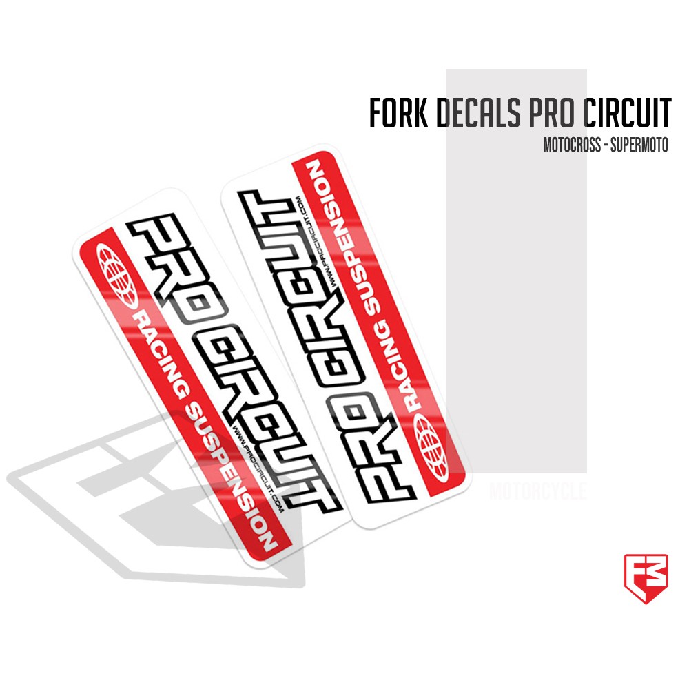 Sticker Pro Circuit Fork Decal KLX CRF WR DR KTM motocross supermoto ...