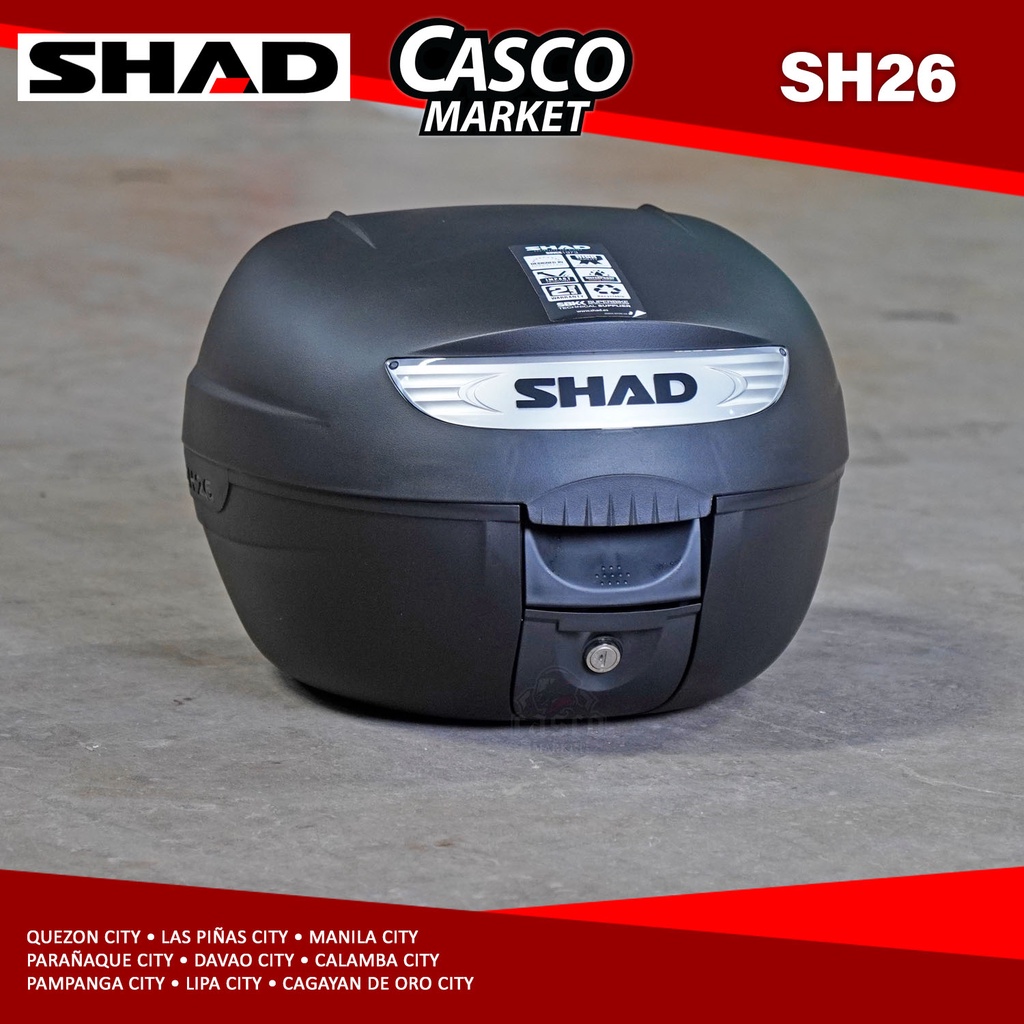 SHAD SH26 TOP BOX 26L MOTORCYCLE STORAGE | Shopee Philippines