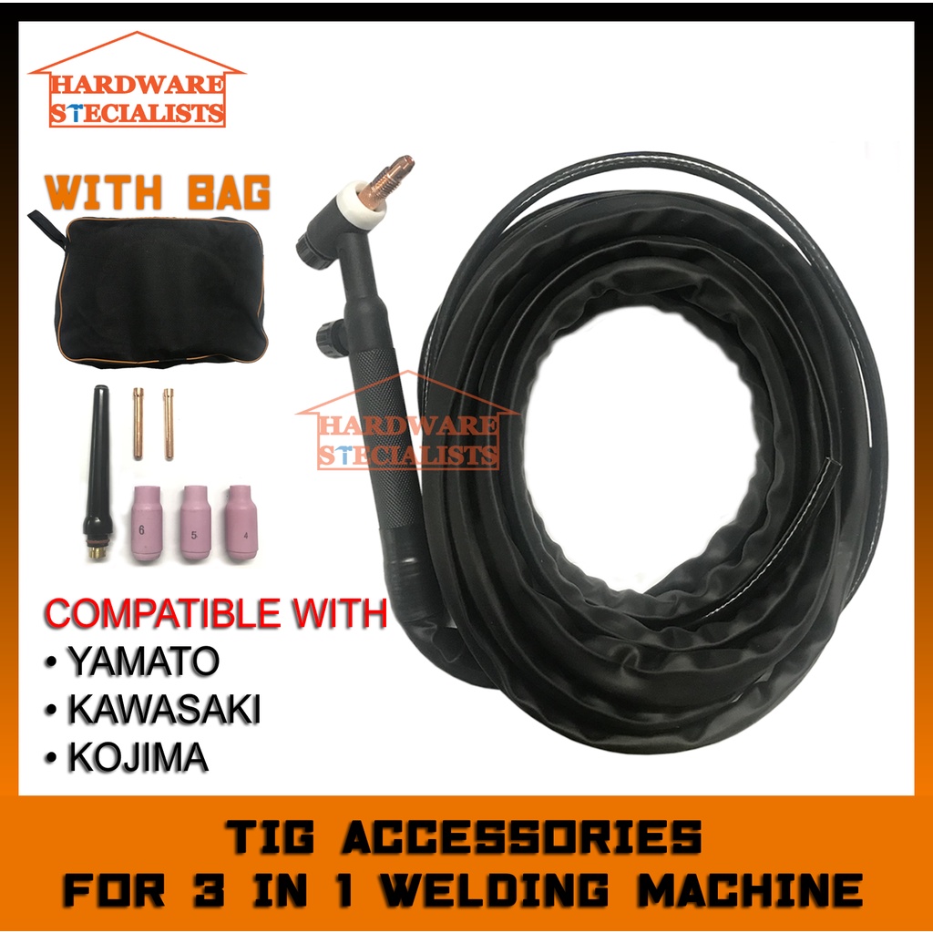 TIG Welding Machine Accessories with POUCH BAG for 3 in 1 | Shopee ...
