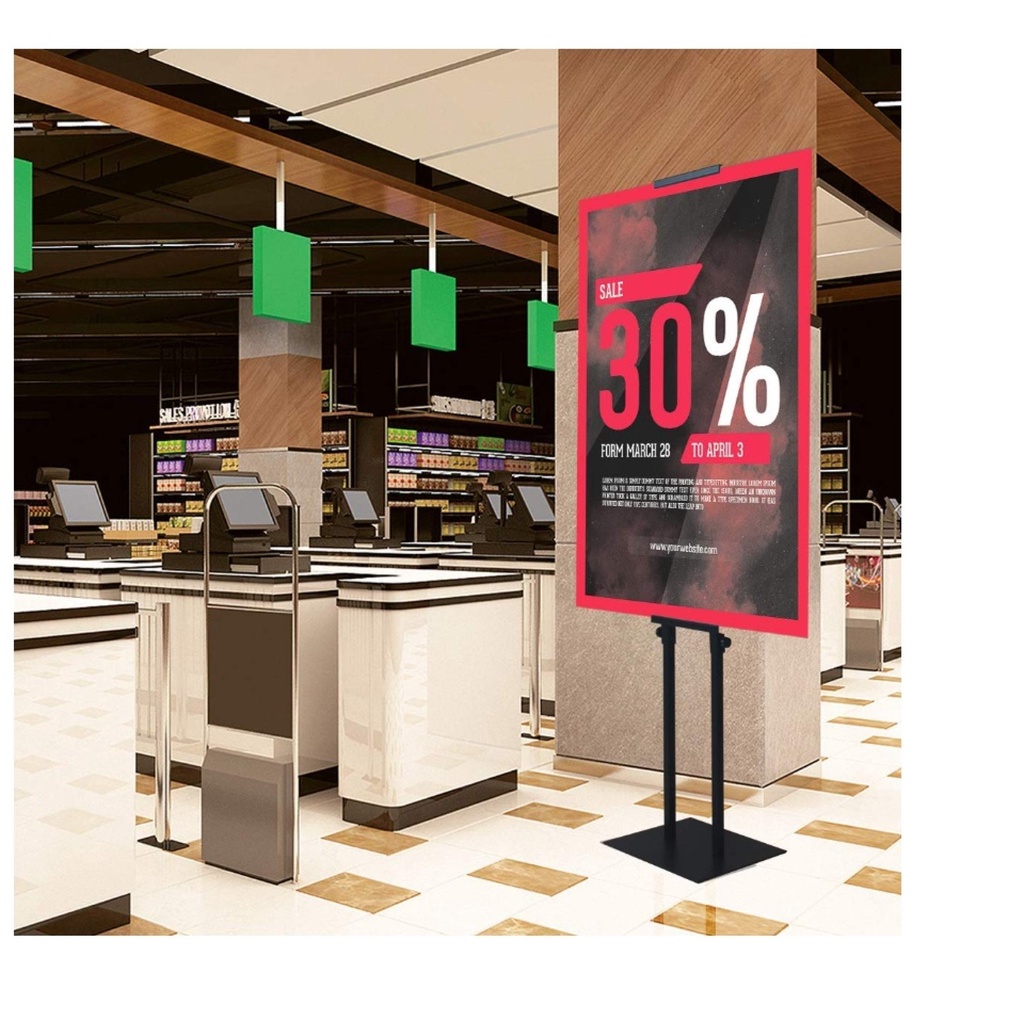 Sign Stand Banner Poster Board Display Stand Pedestal Sign Holder KT ...