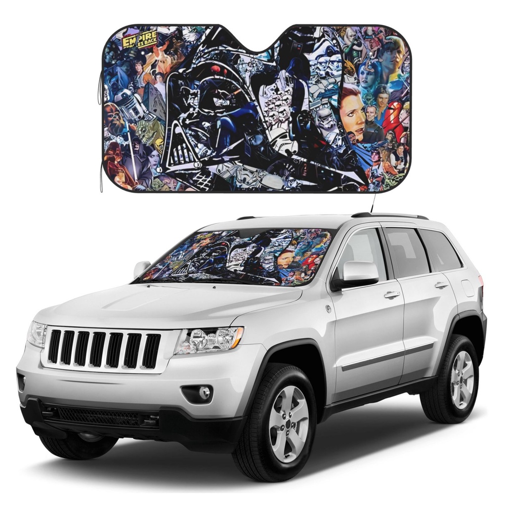 Star Wars Sun visor, car windshield sun visor (aluminum foil type ...