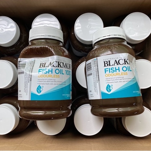 Blackmores Odourless Fish Oil 1000 mg 400 cap New Package | Shopee ...