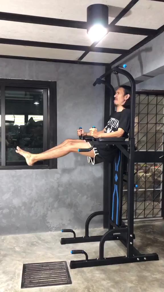 B&G SPORT Fitness Pull Up Station Tower Power Dip Gym Home Bar Exercise ...