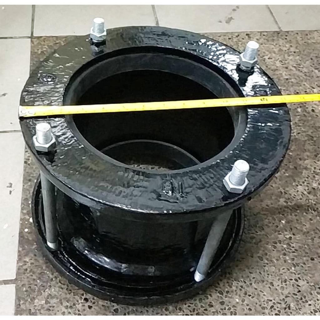 CAST IRON DRESSER COUPLING 8" STC BLACK FOR WATER DISTRICT USE FOR GI ...