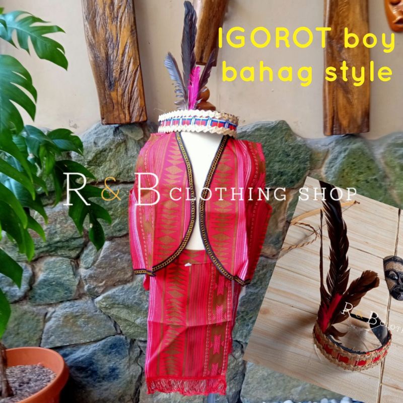 BUWAN ng WIKA /IGOROT boy for kids to Adult with HEADDRESS | Shopee ...