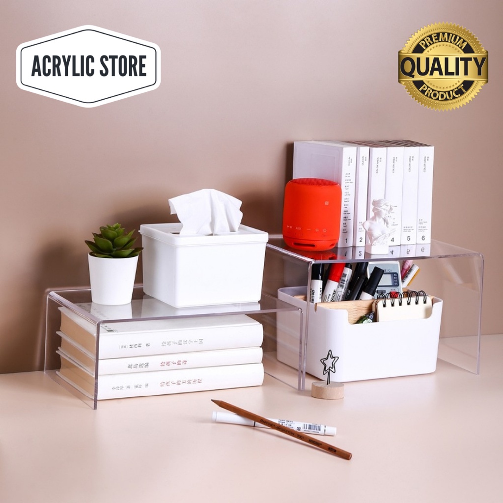 Acrylic U Type Display Stand Showcase Organizer Shelf Shelf for ...