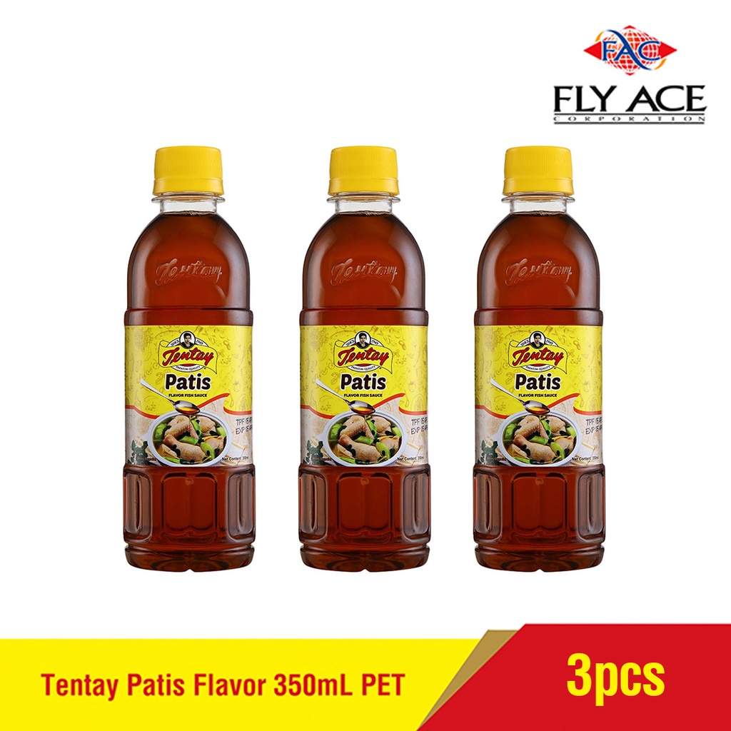 Tentay Patis Flavor Fish Sauce 350ml PET x 3 | Shopee Philippines