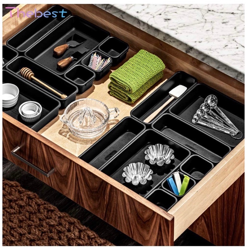 Thebest 8pcs Set Organizer Box Trays Drawer Organizer Storage Box Tray ...